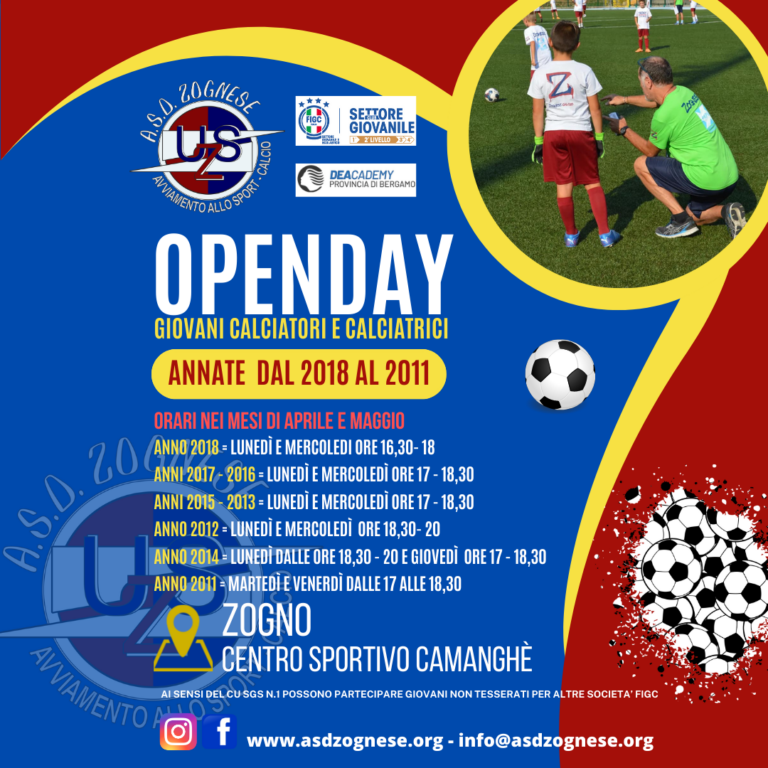 𝗢𝗣𝗘𝗡 𝗗𝗔𝗬 Annate dal 2018 al 2011 con la presenza di istruttori ...